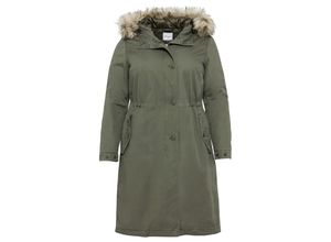 4061303761681 - Große Größen Outdoorjacke mit Kapuze dunkelkhaki Gr56