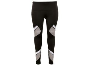 4061303834033 - Große Größen Funktionsleggings mit Colourblocking schwarz Gr48