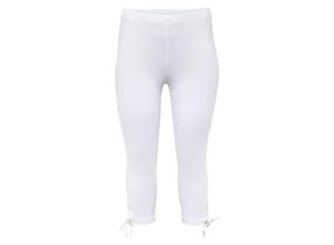 4054697872675 - Große Größen Capri-Leggings mit Schlupfbund weiß Gr46