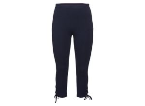 4054697872651 - Große Größen Capri-Leggings mit Schlupfbund marine Gr58