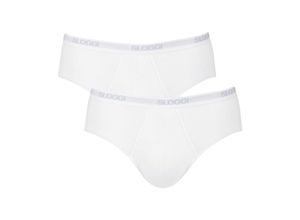 7613136663358 - sloggi - Herren Midi - White 0006 - sloggi Men Basic - Unterwäsche für Männer