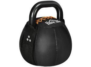 4255633512321 - Kettlebell mit Griff schwarz 20L x 20B x 24H cm kettlebell 8 kg kugelhantel schwunghantel gewichtkugel