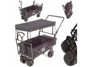 4251679718710 - Apex - xxl Bollerwagen Kinderwagen Strandwagen faltbarer Handwagen Gerätewagen 56603