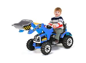 0736542305982 - 12V Kinder Bagger Kinderbagger 25-5 km h Sitzbagger mit Schaufel Elektro Bagger Spielzeug Sandbagger mit Vor- Rückwaertsschalter Aufsitzbagger