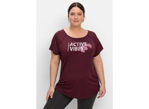 4063136638277 - Große Größen Funktionsshirt mit raffiniertem Rückenausschnitt aubergine Gr56 58