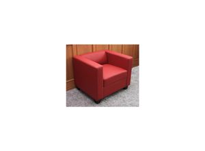 4052826135486 - Sessel Lille ~ Leder rot