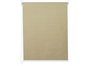 4057651268699 - Rollo MCW-D52 Fensterrollo Seitenzugrollo Jalousie Sonnenschutz Verdunkelung blickdicht 110x230cm ~ beige