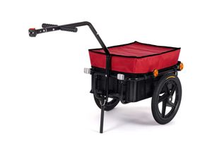 4260196247931 - Lastenanhänger   Fahrradanhänger für 60 Kg   70 Liter in Rot