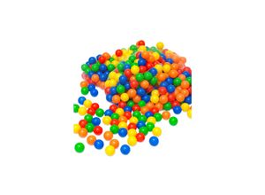 4260352170837 - Littletom - 550 bunte Bälle für Bällebad 55cm Babybälle Plastikbälle Baby Spielbälle