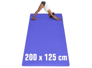 4057216045383 - 200x125 Yogamatte xxl 6mm tpe Fitnessmatte Rutschfest Yoga Fitness Sport Matte - violett