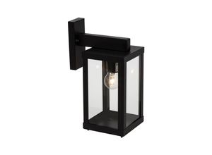 4004353232220 - BRILLIANT Lampe Gaia Außenwandleuchte hängend schwarz 1x A60 E27 60W geeignet für Normallampen (nicht enthalten) IP-Schutzart 44 - spritzwassergeschützt