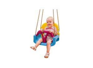 4057216037838 - Littletom - 3-in-1 Kinderschaukel 40x43x33cm Babyschaukel Garten Schaukel Kinder Spielzeug - bunt