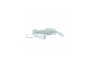 7350067690090 - E27 Lampenfassung 4m Kabel Transparent Eurostecker Venso Ecosolutions Lampenfassung E27 mit Kabel für E27 LED Lampe Bulb Holder Kabel für Lampe Fassung E27