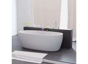 4062048007393 - TroniTechnik® Freistehende Badewanne ANAFI Maße ca 170 x 80 x 58cm Wanne - Füllmenge 195 Liter aus Acryl mit Siphon