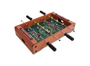 4057651321455 - Mini Fußballkicker MCW-J68 Tischspiel Tischkicker inklusive Zubehör Holz 51x31x10cm