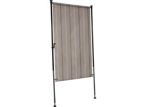 4021093009127 - Balkonsichtschutz beige braun 120 cm