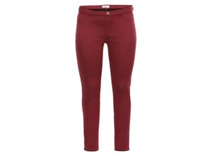 4061303048317 - Große Größen Stretch-Hose mit zwei Ziertaschen bordeaux Gr48