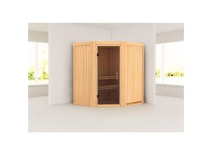 4010090586502 - Sauna Ruacana SET naturbelassen ohne Ofen