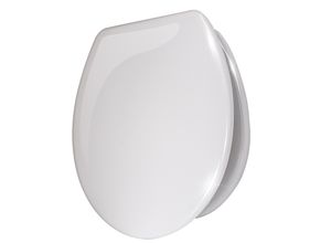 4250931564799 - WC Sitz Toilettensitz mit Absenkautomatik Duroplast Klodeckel Klositz Weiß