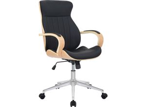 4251756419394 - Bürostuhl Melilla Kunstleder I Ergonomischer Stuhl I Komfortables Sitzen I 360 Drehfunktion Wippfunktion I Für Arbeit Und Home-Office