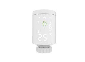 4024559262548 - Fontastic Smart Home Heizkörperthermostat mit LED-Display App steuerbar weiß