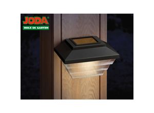 4250781428807 - JODA 2er Set Topline Solarleuchte klein Akku Solarlampe Garten Hauslampe schwarz