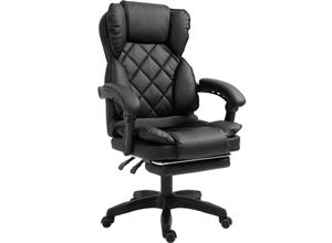 4250931565260 - Trisens - Schreibtischstuhl Design Bürostuhl tv Bürosessel Chefsessel Relax & Home Office Schwarz