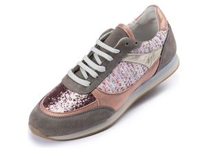 4059865050923 - Damen Casual Sneaker Freizeitschuhe - rosé gold grau