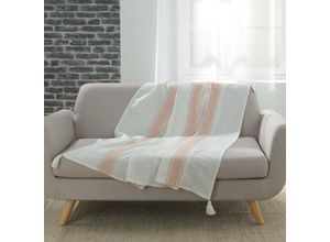 4059865088964 - Baumwolle Wohndecke 125x150 Tagesdecke Kuscheldecke Sofa Couch Decke Überwurf