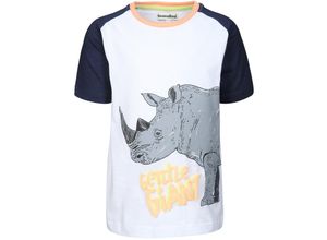 4251797410725 - tausendkind collection - T-Shirt NASHORN in offwhite Gr128 134