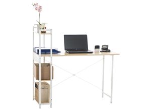 4251380407057 - Schreibtisch Poe I Bürotisch Mit Stauraum I Computertisch Mit Regalen I Laptoptisch Im Industrial Look