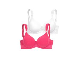 9580132345275 - Große Größen Still-BH pink+weiß Gr95D