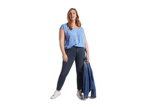 4063421538206 - Große Größen Slim Jeans mit Shaping-Effekt am Bauch dark blue Denim Gr48