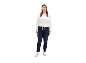 4066887195259 - TOM TAILOR Damen Plus - Relaxed Fit Boyfriend Jeans blau Uni Gr 44