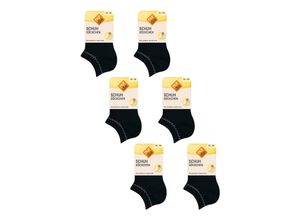 4251462338958 - NUR DIE Damen Sneakersocken Schuhsöckchen 6er Pack