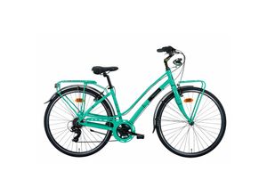 4260732866022 - Cityfahrrad 28 Zoll NEW Lunapiena 21-Gang Lady türkis