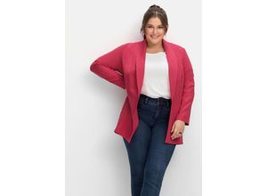 4063136771882 - Große Größen Blazer mit Schalkragen und Taschen orchidee Gr52