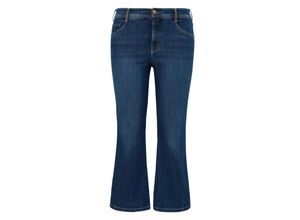 4099587062552 - Große Größen Bootcut-Jeans in Ankle-Länge mit Shaping-Effekt dark blue Denim Gr50