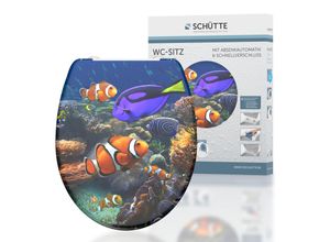 4008431823720 - Bonnevie - Toilettensitz mit Absenkautomatik sea life Duroplast Bedruckt vidaXL597984