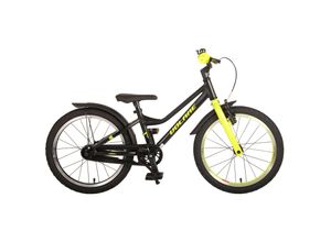 8715347218743 - Volare Blaster Kinderfahrrad - Jungen - 18 Zoll - Schwarz Grün - Prime Collection schwarz