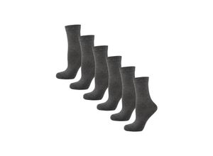 4251462340449 - NUR DIE Damen Freizeitsocken Ohne Gummi 6er Pack