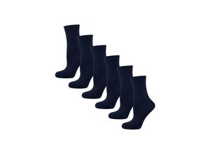 4251462340432 - NUR DIE Damen Freizeitsocken Ohne Gummi 6er Pack