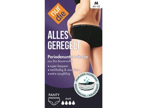 4058401320674 - NUR DIE Periodenunterwäsche Alles Geregelt Panty stark - schwarz Größe 44-46 1 St Periodenslip