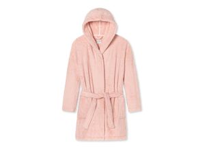 4007066182509 - Morgenmantel Teddy-Fleece Comfort-Fit dunkelblau - Essentials für Damen LMSXL