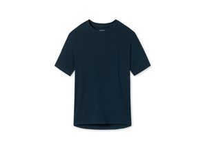 4007066274099 - SCHIESSER Schlafshirt gerader Schnitt für Damen blau 36