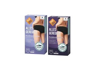 4003015103311 - NUR DIE Probierpack Periodenunterwäsche Alles Geregelt Panty normal + stark - schwarz Größe 40-42 2 St Periodenslip