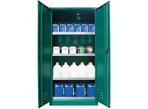 4054923068384 - Pflanzenschutzmittelschrank asecos E-PSM Flügeltüren Front Türkisgrün B 950 x T 500 x H 1950 mm