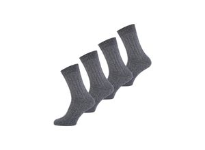 4251462350677 - NUR DER Herren Basicsocken Bambus* Warme Socke 4er Pack