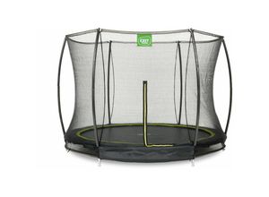 8717703020397 - Exit Toys - exit Silhouette Bodentrampolin ø305cm mit Sicherheitsnetz - schwarz - Schwarz