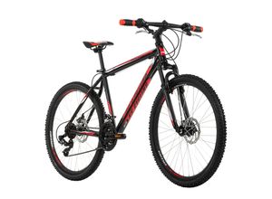 4250547531772 - KS Cycling Mountainbike Hardtail 26 Sharp schwarz-rot RH 51 cm